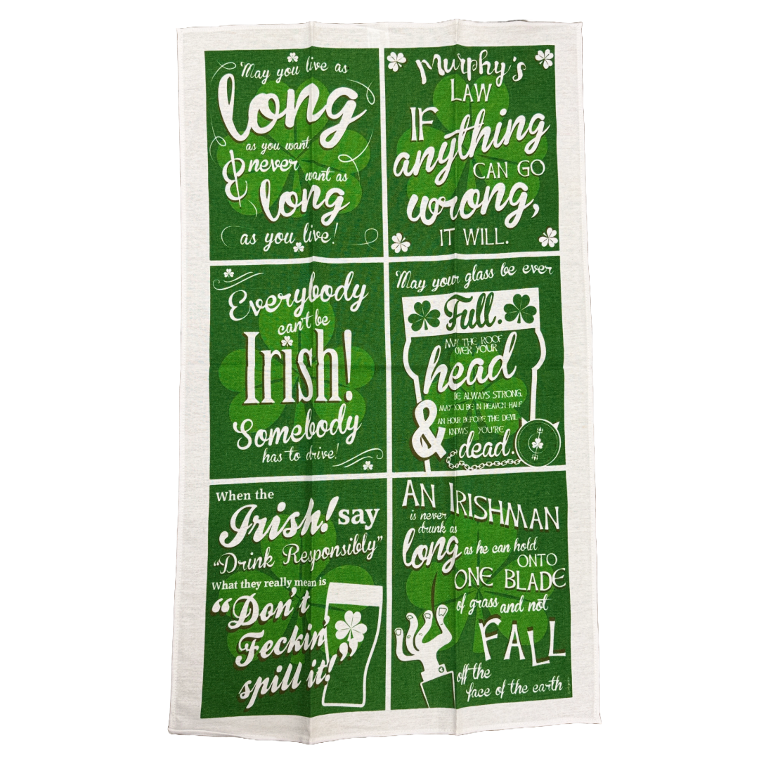 Insanely Irish Tea Towel – Myers of Keswick