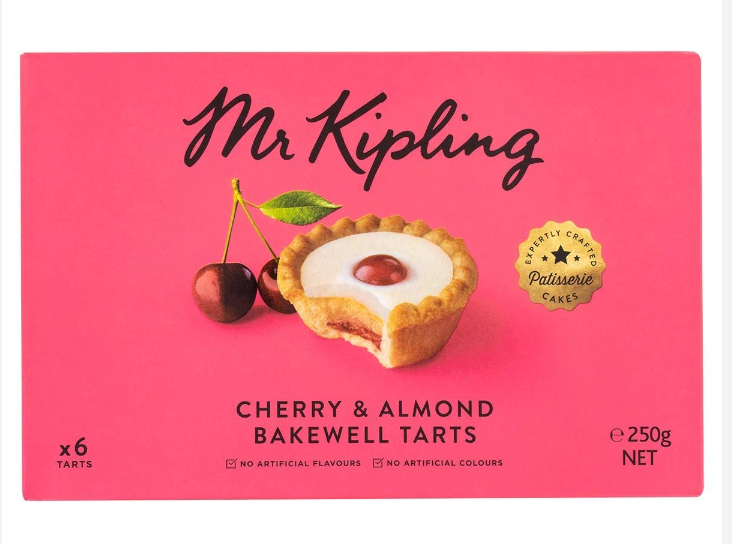 Mr Kipling Cherry & Almond Bakewell tarts – Myers of Keswick