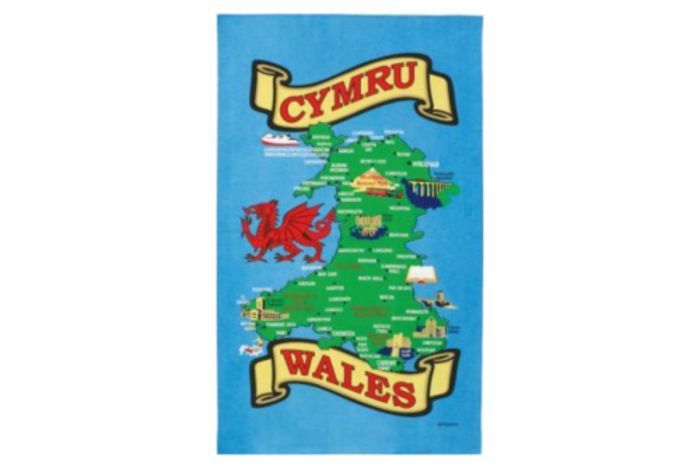 Welsh Map Tea Towel – Myers of Keswick
